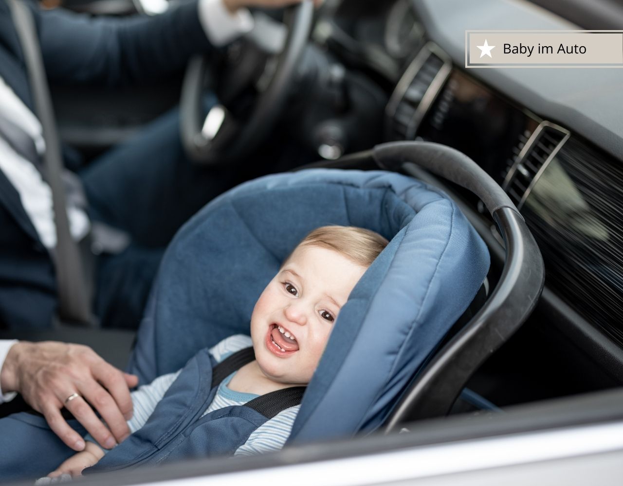 Postlange Autofahrt Mit Baby